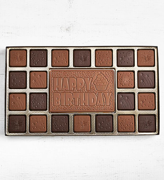 Simply Chocolate Happy Birthday Personalized Box | Simply Chocolate